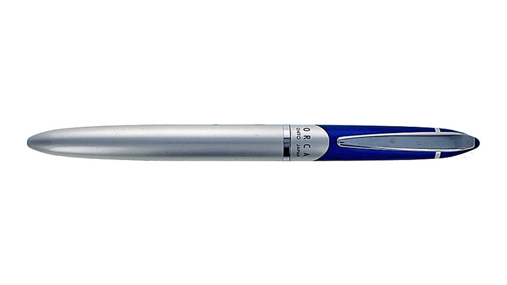 Ohto Orca Rollerball Pen, Blue/Chrome, Pre-Owned