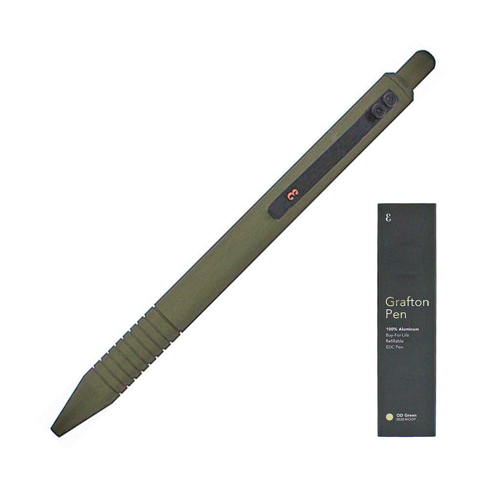 Everyman Grafton Ballpoint Pen, Super Matte, OD Green