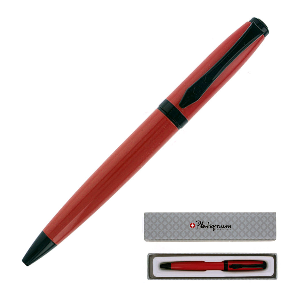 Platignum Studio Ballpoint Pen, Red
