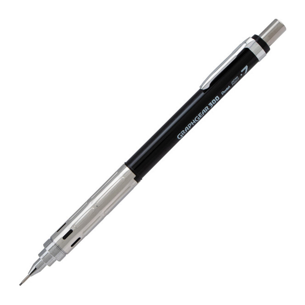 Pentel GraphGear 300 Mechanical Pencil, Black, 0.7 mm