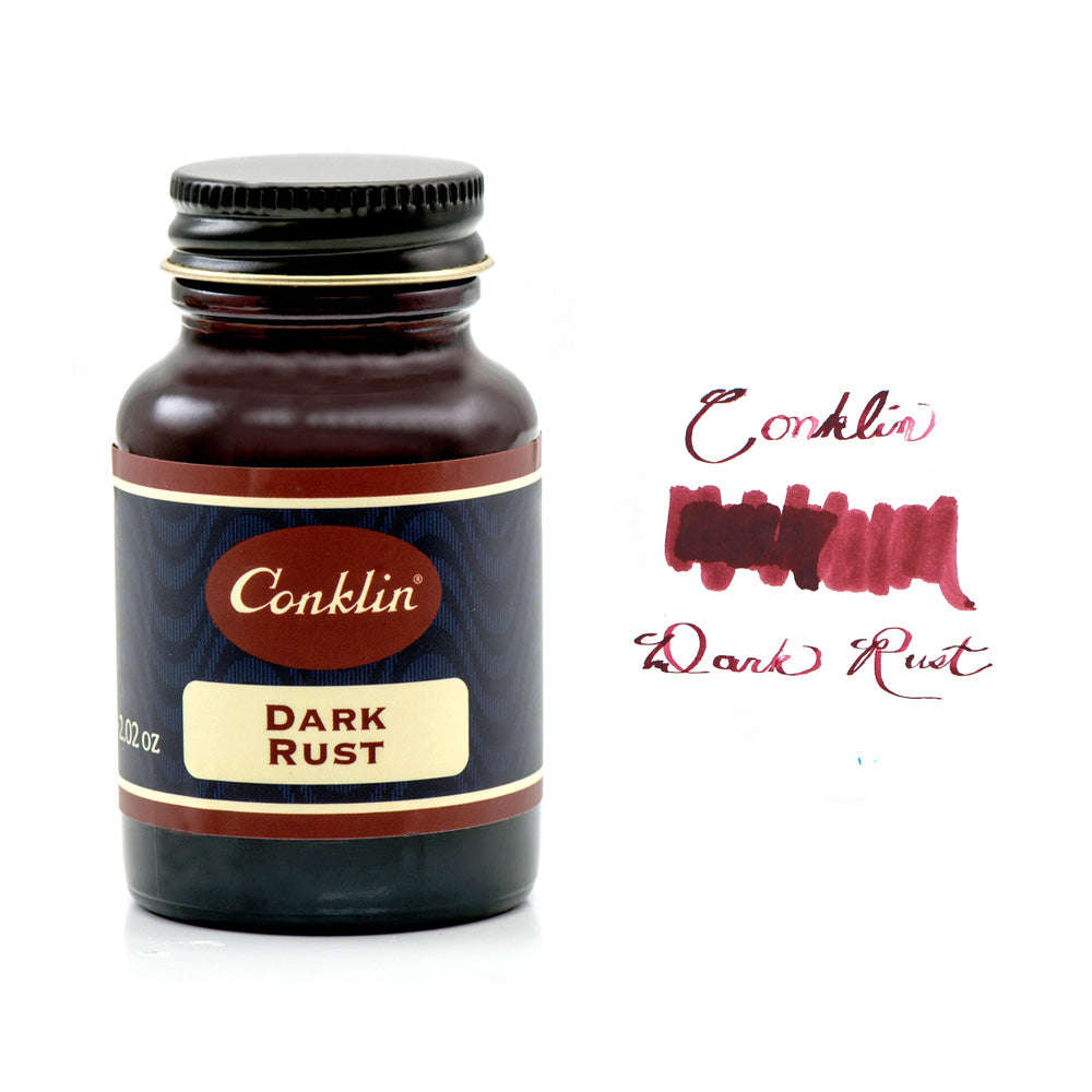 Conklin 60 ml Bottle Fountain Pen Ink, Dark Rust